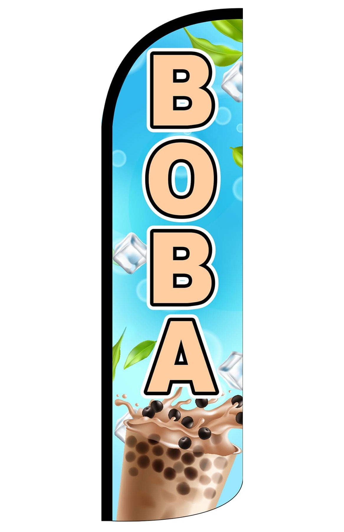 BOBA Windless Flag (Hardware Not Included) |Advertisement /Business ...
