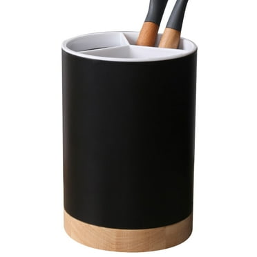 mDesign Metal Wire Cutlery and Utensil Storage Bin for Kitchen - Bronze ...