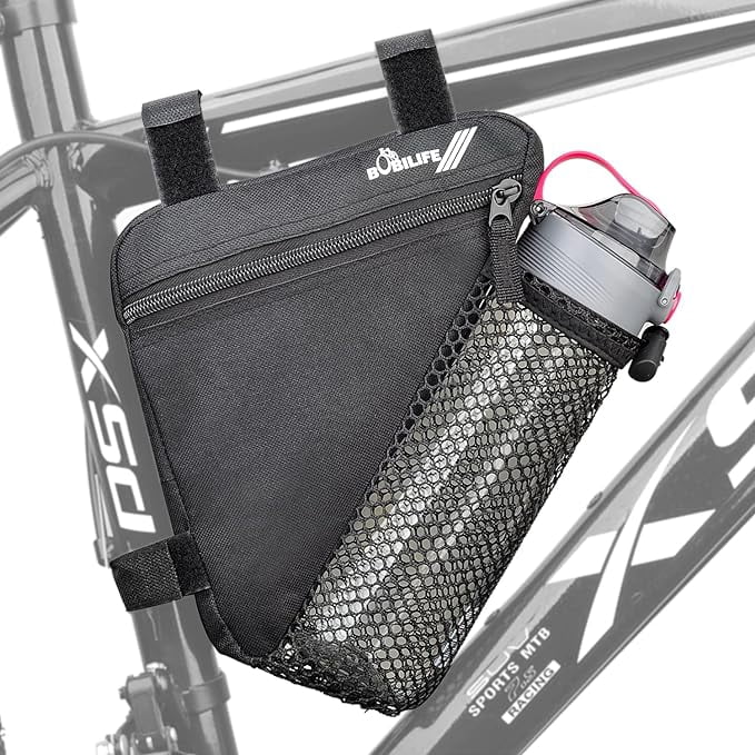 BOBILIFE Bike Triangle Frame Bag - Bicycle Cycling Storage Triangle Top ...