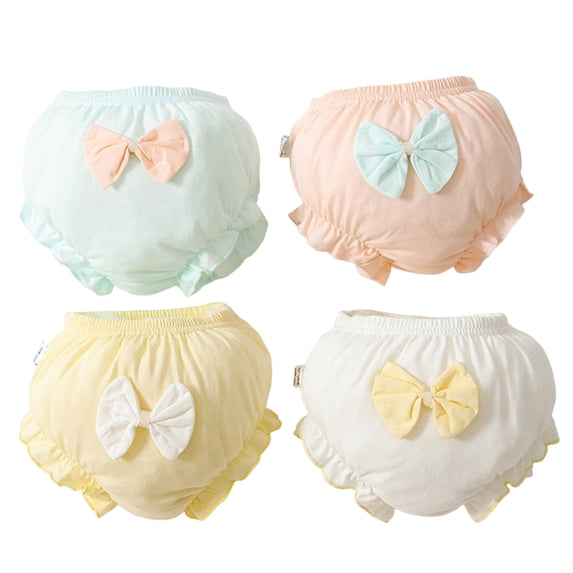 BOBOGOJP Baby Covers for Girls Newborn Soft Cotton Ruffle Bloomers ...