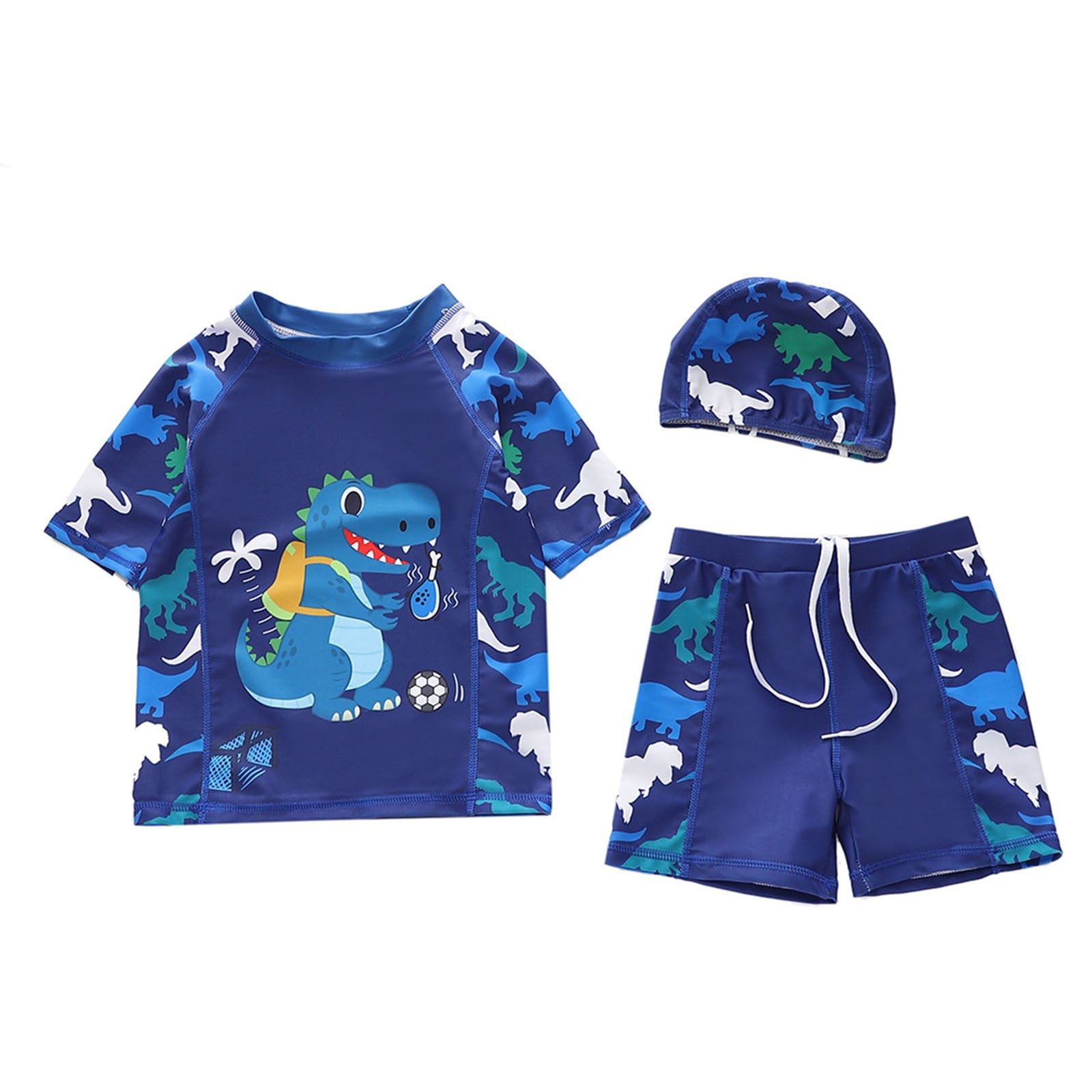BOBOGOJP Boys 3 Piece Sun and Swim Set with UPF 50+ Sun Protection ...