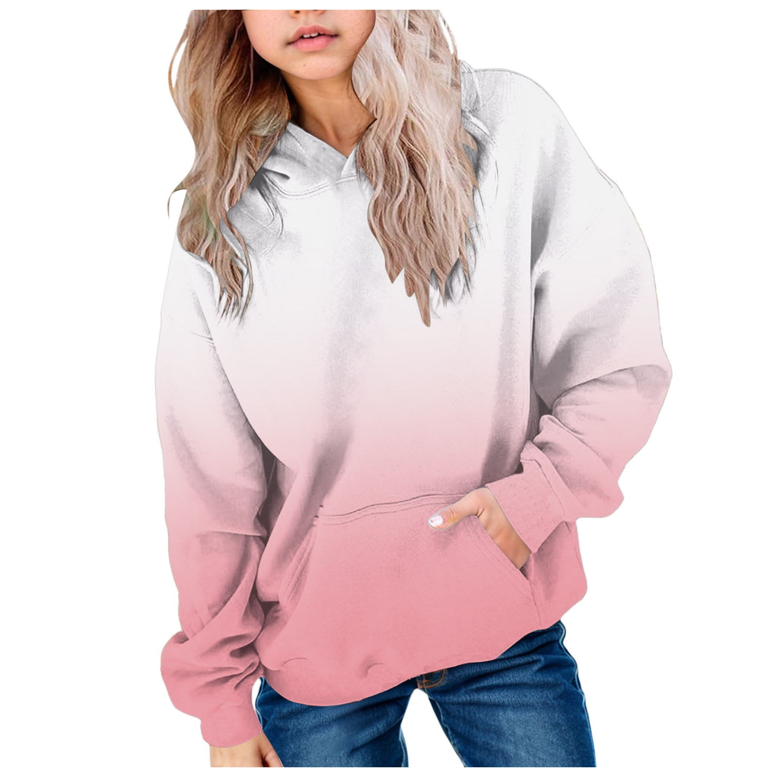 BOBOGOJP Cute Hoodies For Teen Girls Trendy Preppy Hooded Sweatshirts ...