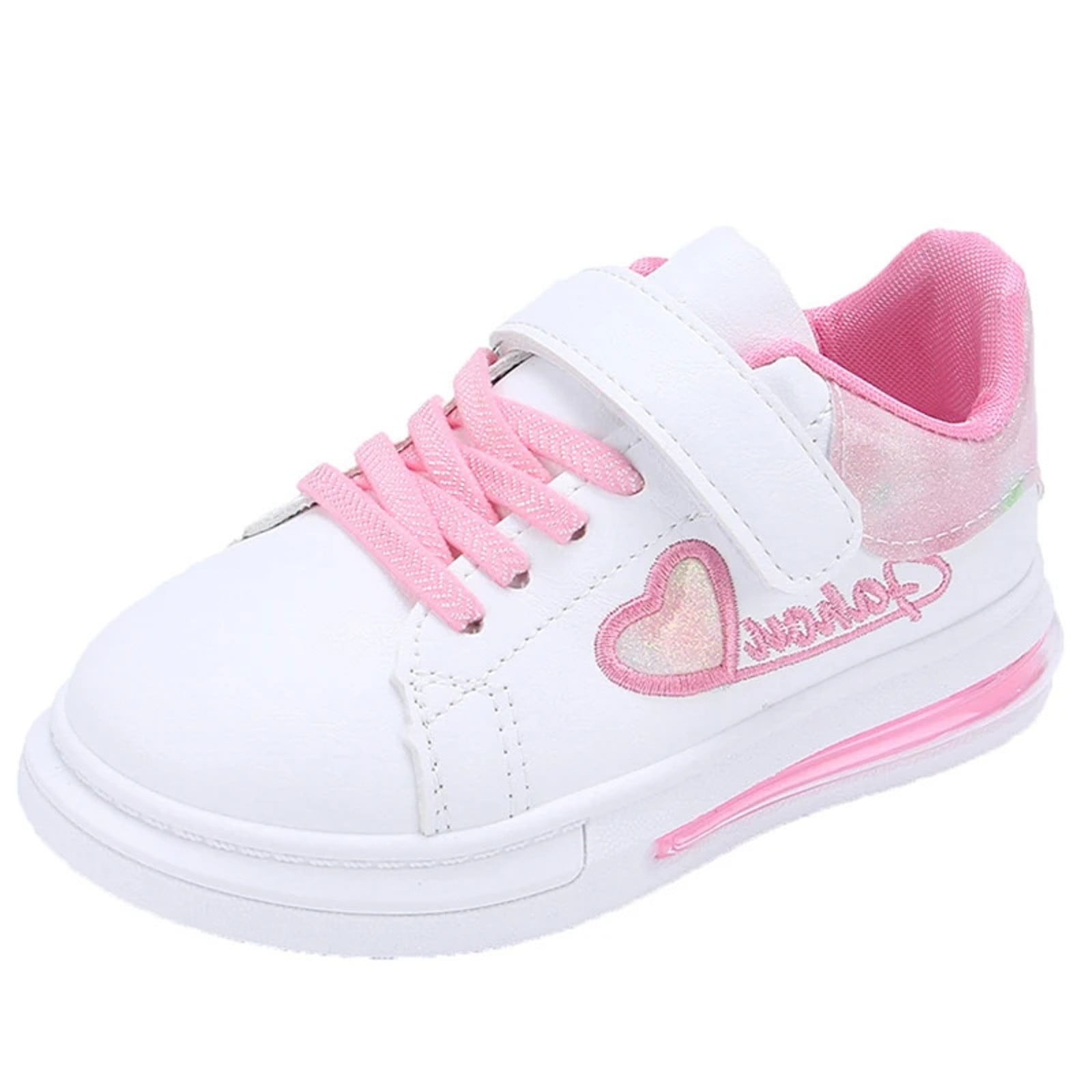 BOBOGOJP Girls Shoes Little Kids Toddler Sneaker with Hook and Loop ...