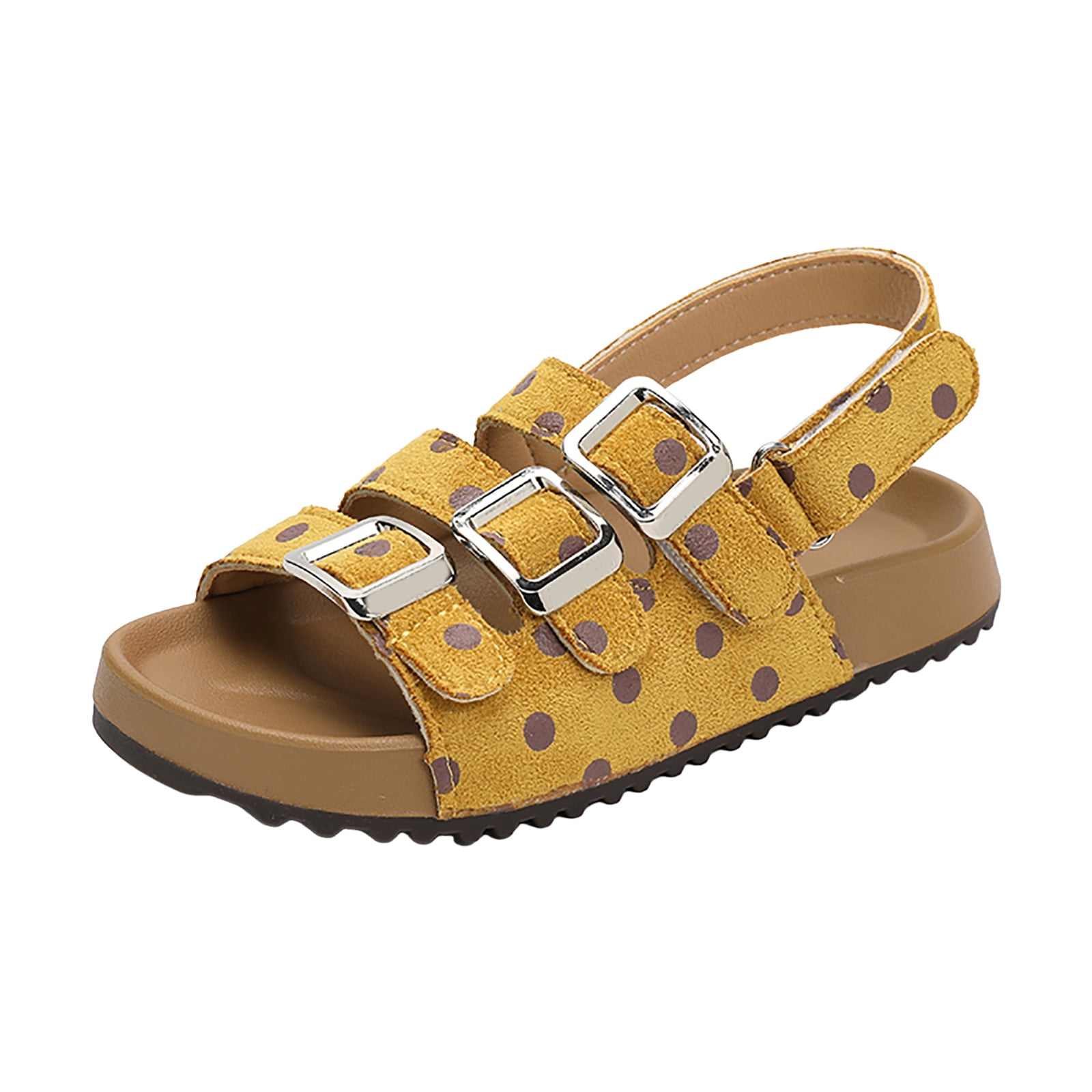 BOBOGOJP Kid Sandals Boys Girls Comfort Cork Footbed Summer Slides ...