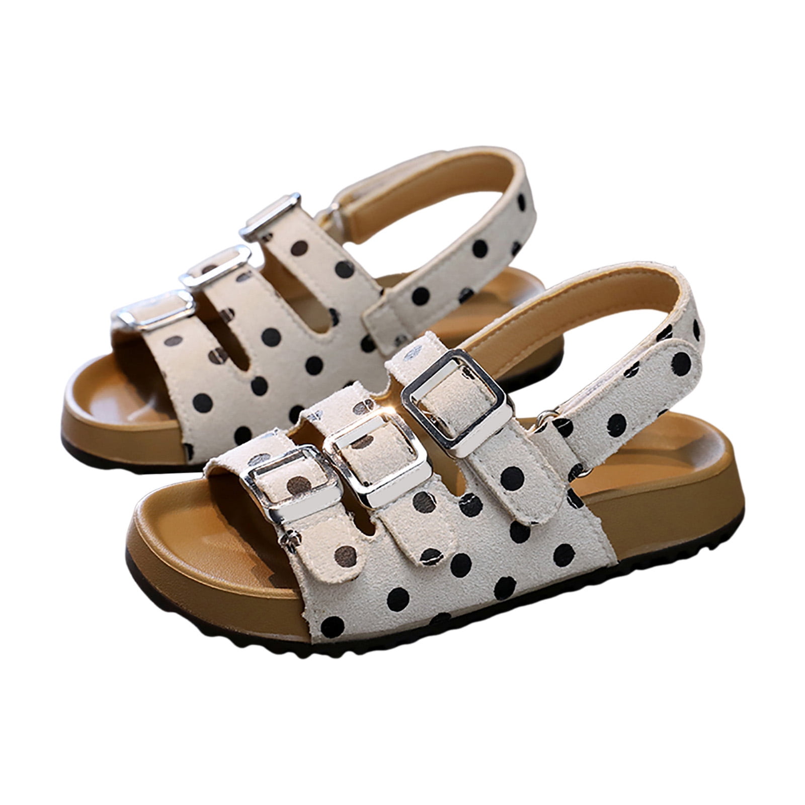 BOBOGOJP Kid Sandals Boys Girls Comfort Cork Footbed Summer Slides ...