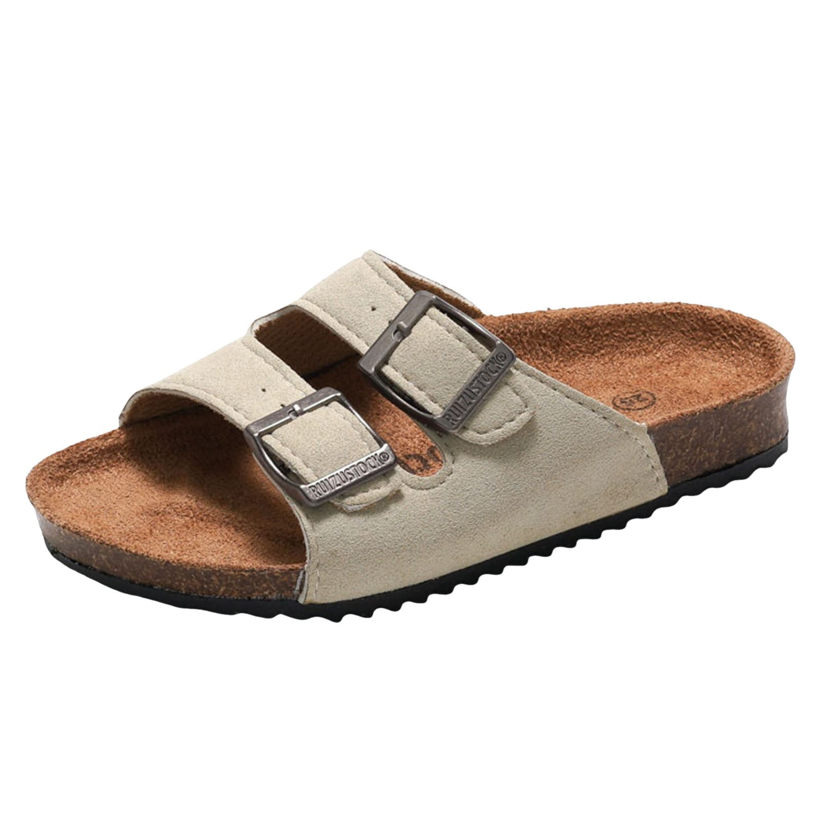 BOBOGOJP Kids Sandals Boys Girls Slide Adjustable Back Strap Cork ...