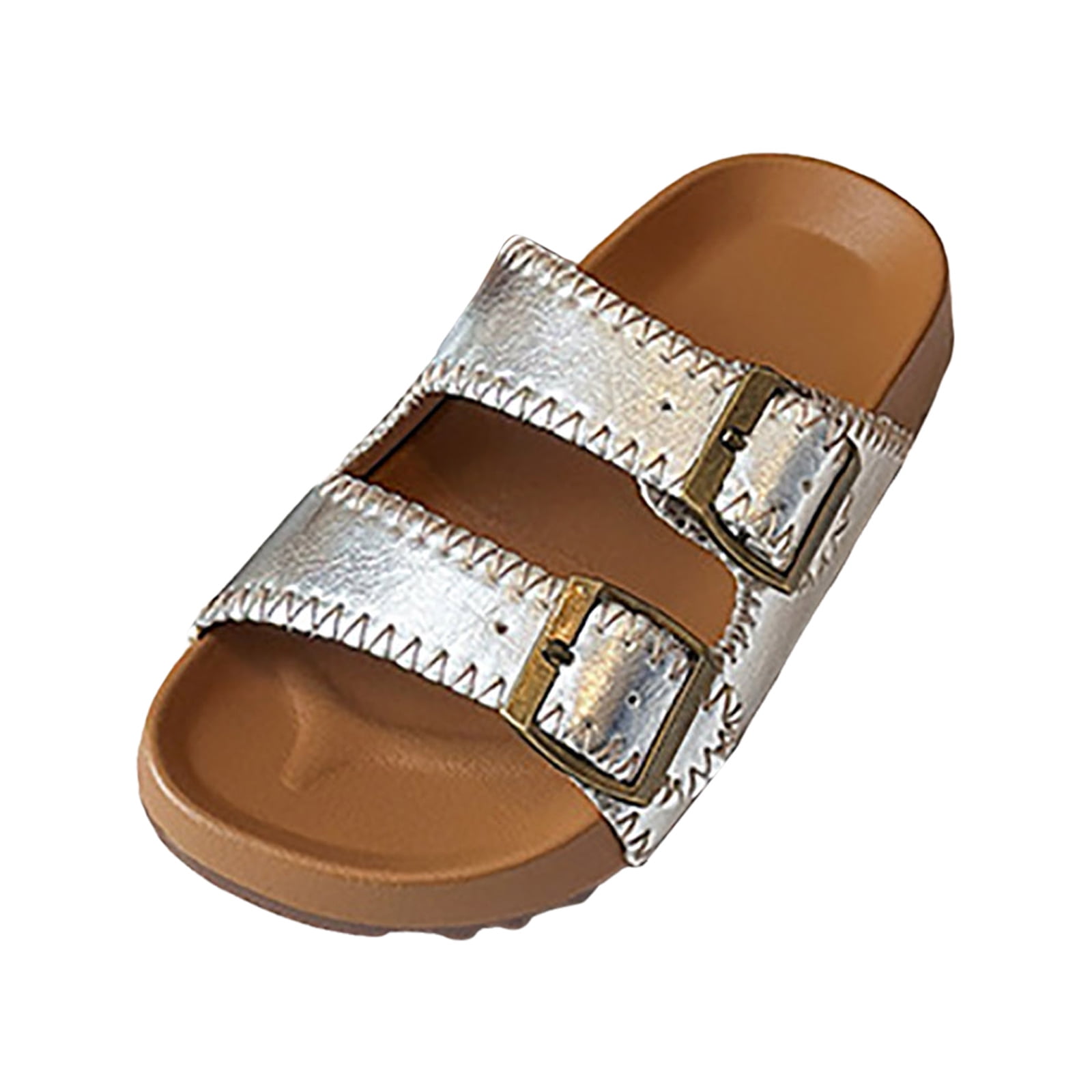 BOBOGOJP Kids Sandals Girls Boys Summer Slides Non-slip Cork Platform ...