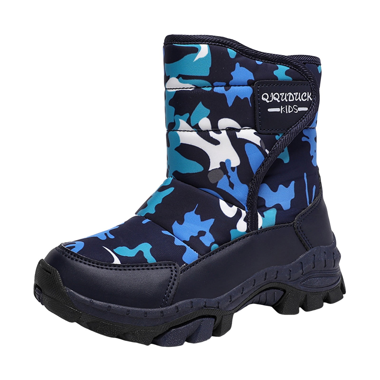 BOBOGOJP Kids Snow Boots for Boys Girls Winter Warm Waterproof Non Slip ...