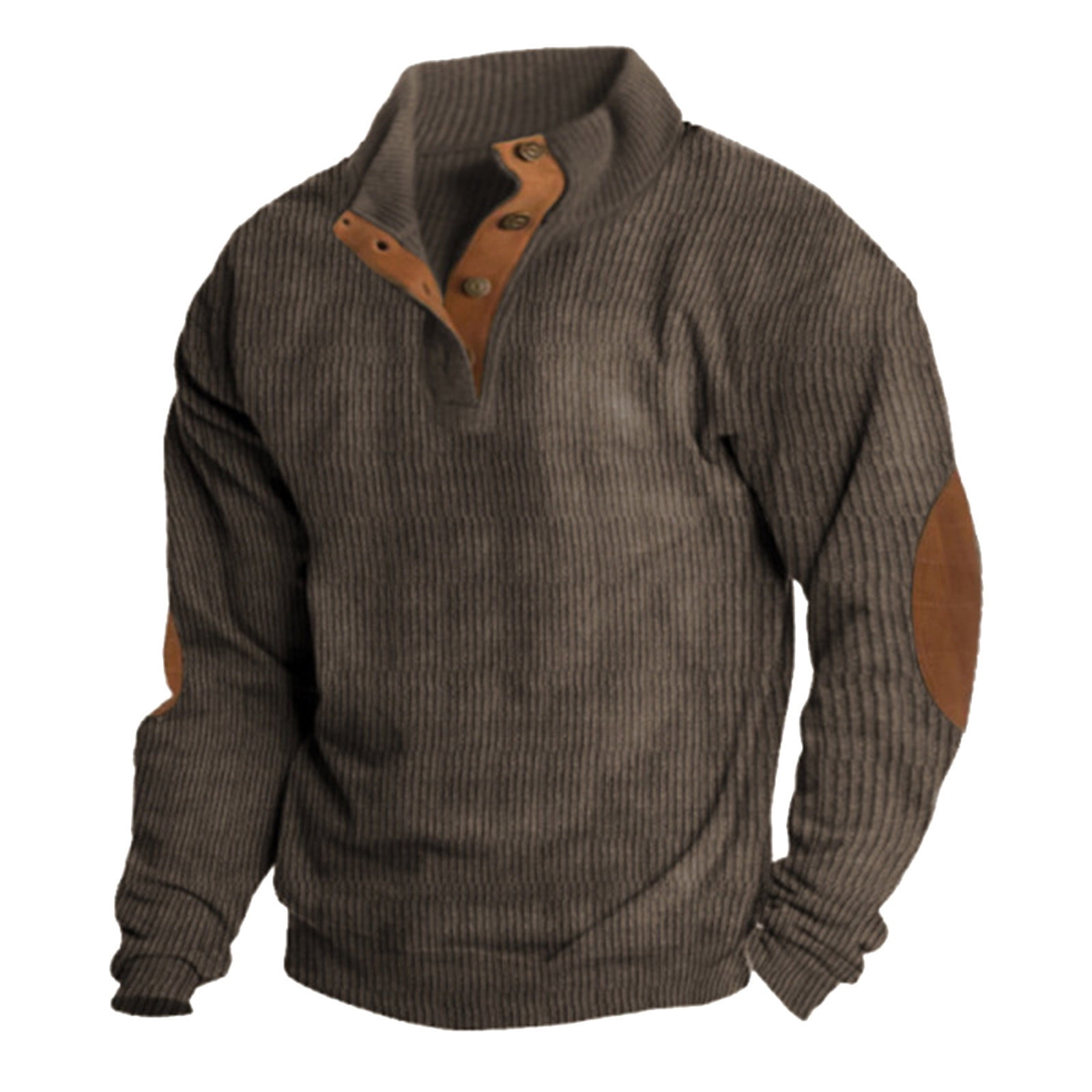 BOBOGOJP Men's and Big Men's Polar Fleece Pullover (Coffee,4XL ...