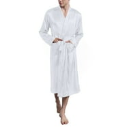 U2SKIIN Mens Cotton Blend Robes, Lightweight Soft Spa Knit Bathrobe for ...