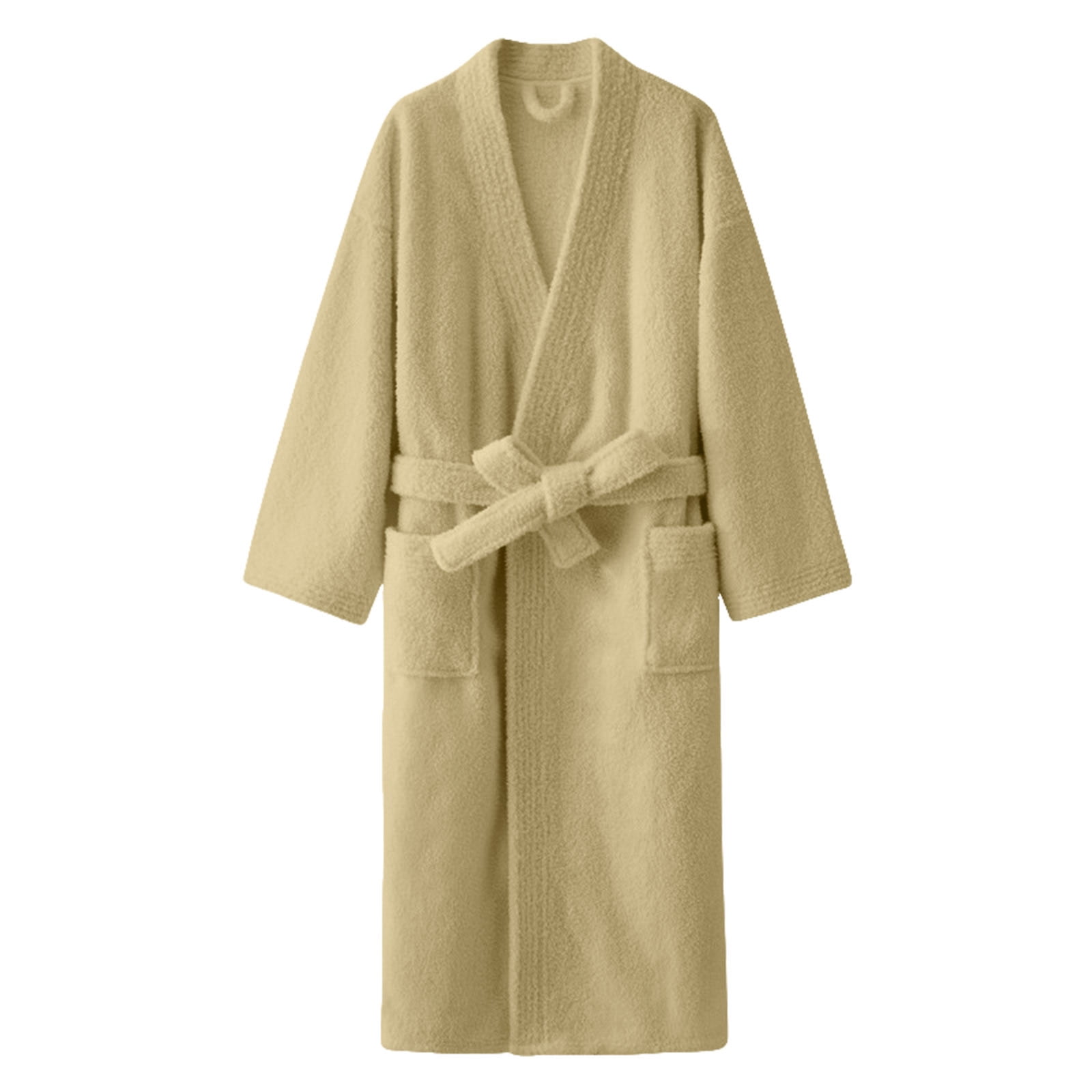BOBOGOJP Mens Robe, Cotton Terry Cloth Bathrobe, Soft Bath Robe for Men ...