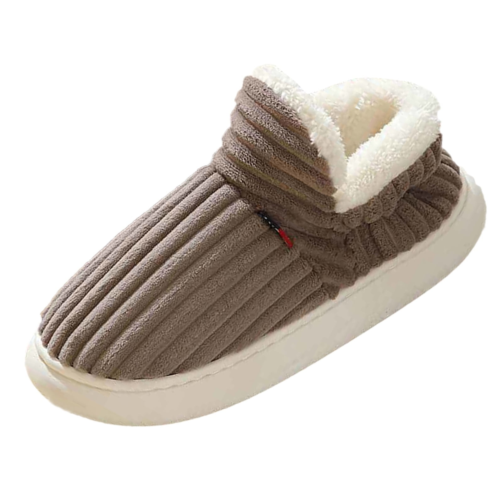 BOBOGOJP Pluffi Slipper Booties Women, Man Warm Fluffy House Slippers ...