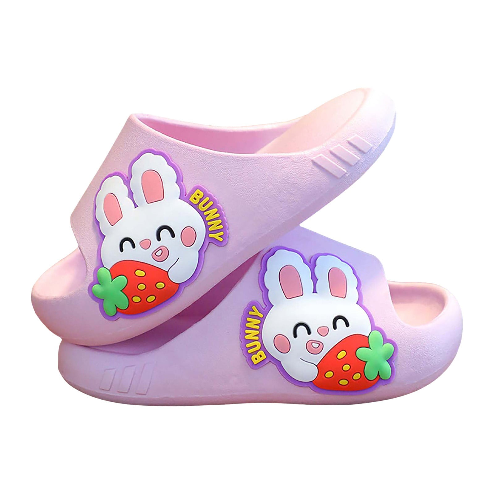 BOBOGOJP Slides Girls Boys Girls Toddlers Cloud Shower Slippers Cute Cartoon Open Toe Sandals ...