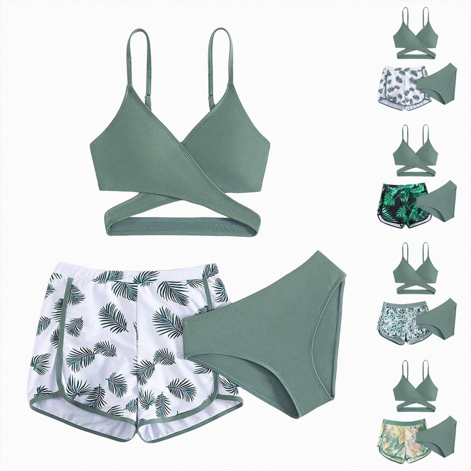 BOBOGOJP Swimsuits for Teen Girls Bikini Cute Bathing Suits Kids ...