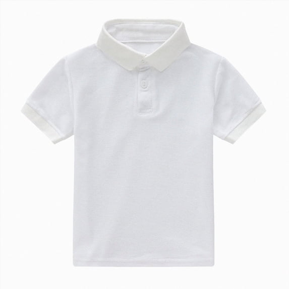BOBOGOJP Toddler Boys' School Uniform Short Sleeve Girls Golf Polo ...