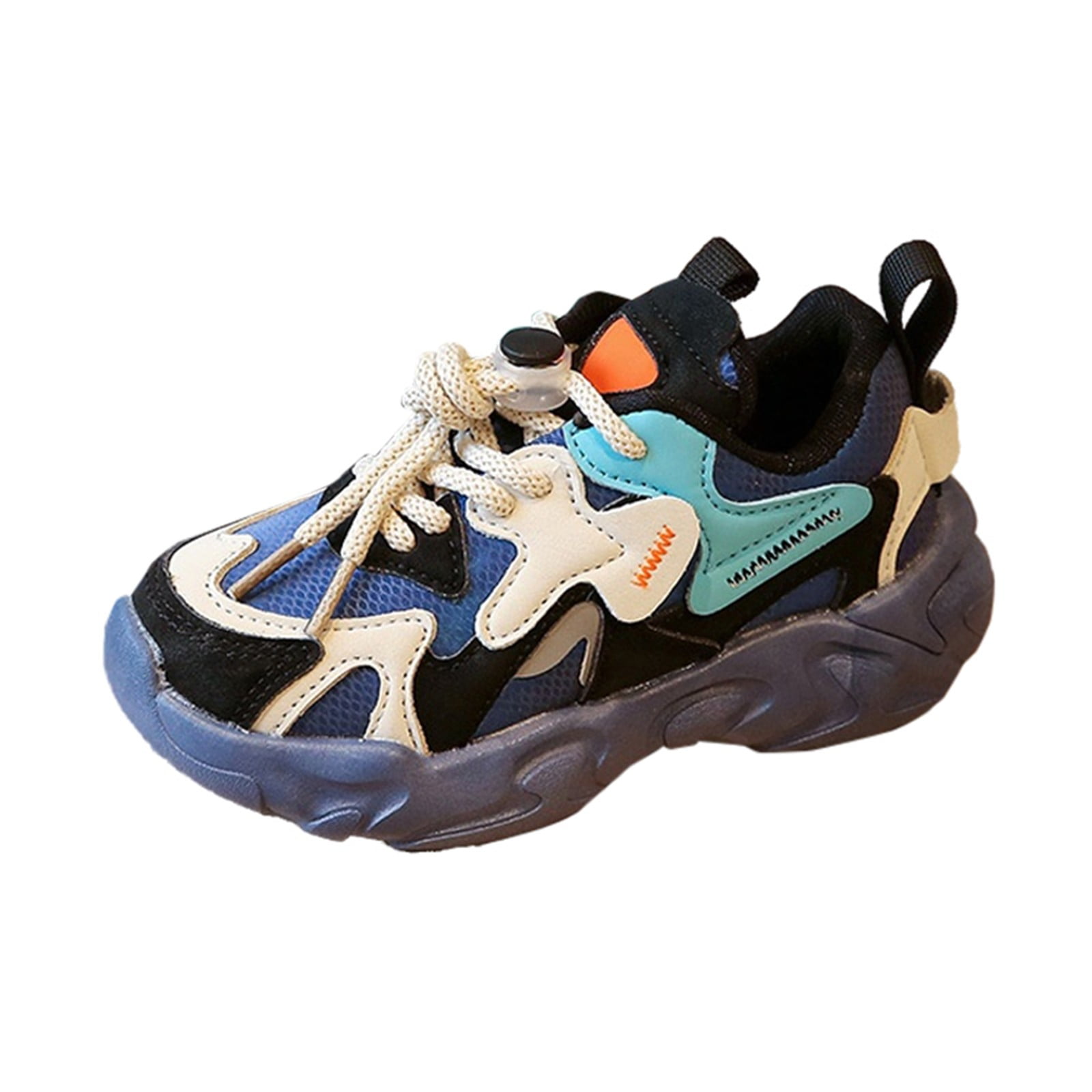 BOBOGOJP Toddler Boys Trendy Breathable Mesh Light Up Running Shoes ...