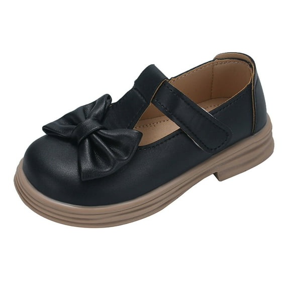 BOBOGOJP Toddler Girl Mary Jane Dress Shoes-Little Girls School Uniform Shoes (Black,1 ...