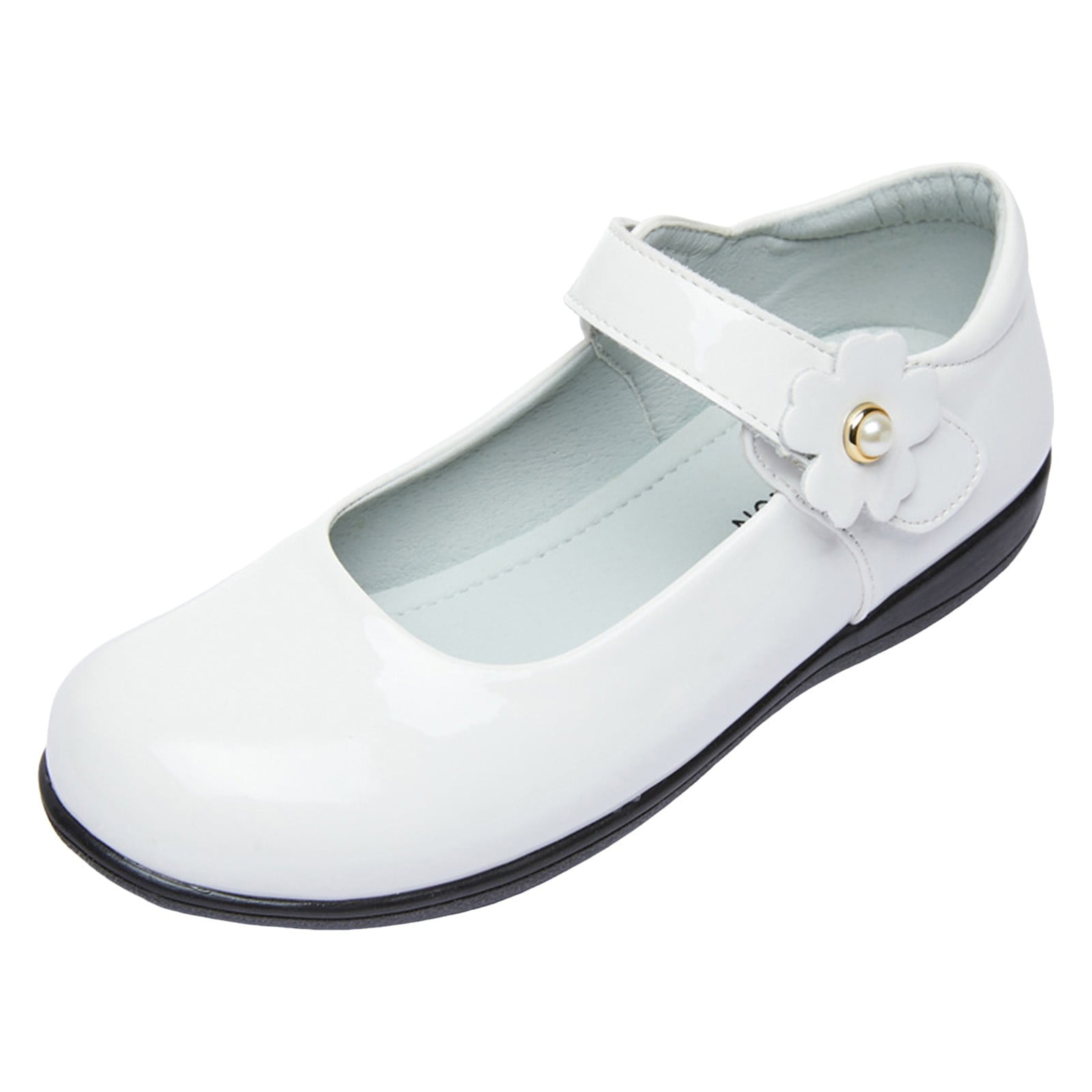 BOBOGOJP Toddler Girls Dress Shoes Mary Jane Floral Soft Sole Princess ...