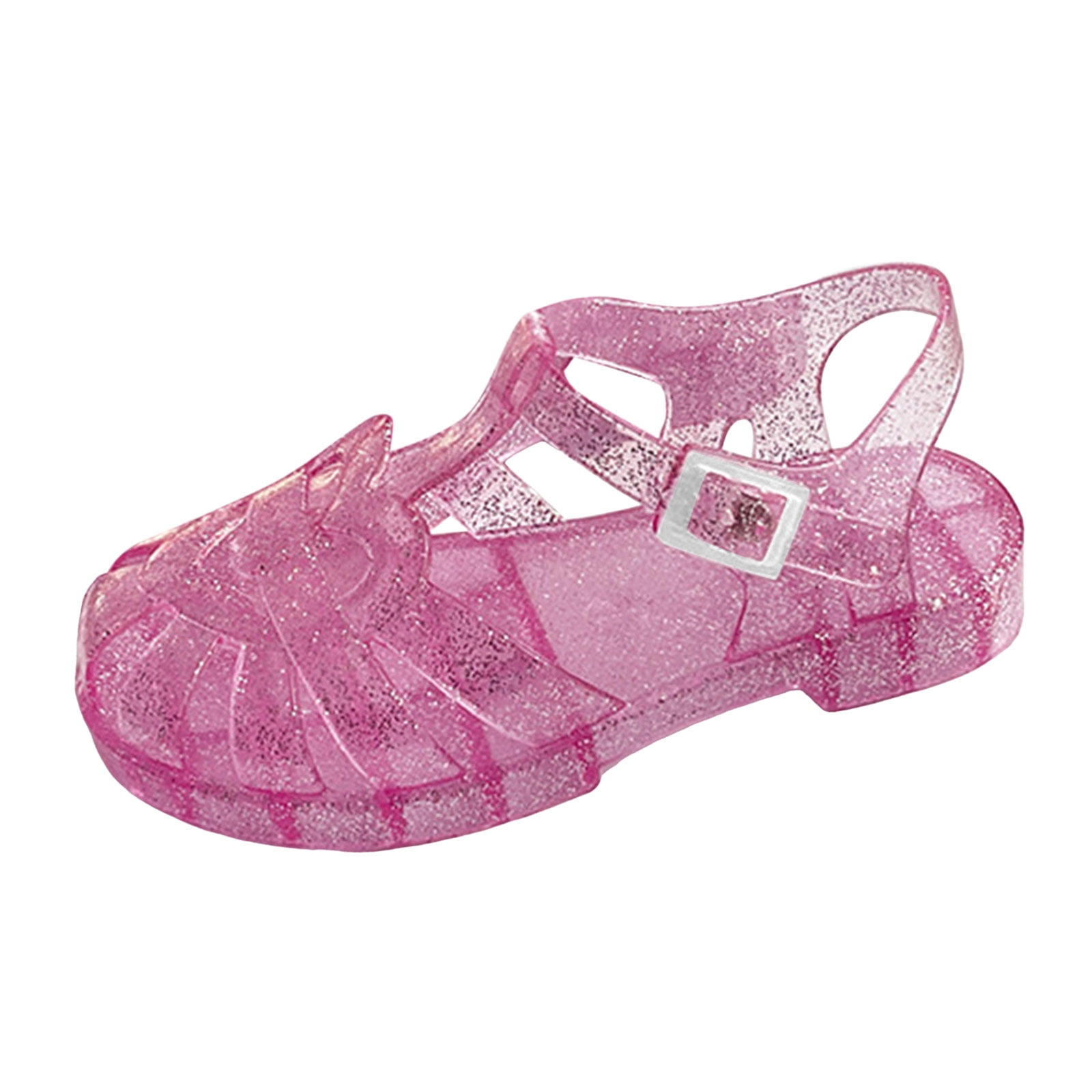 BOBOGOJP Toddler Girls Jelly Sandals Soft Rubber Sole Closed Toe Summer ...