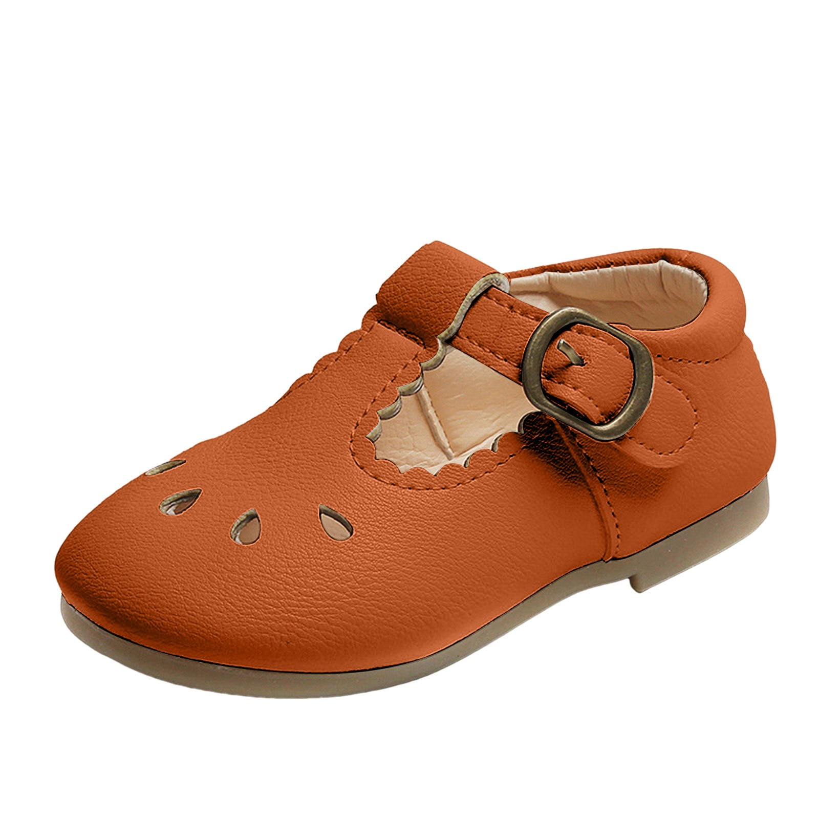 BOBOGOJP Toddler Little Girl Mary Jane Dress Shoes Ballet Flats Flower ...