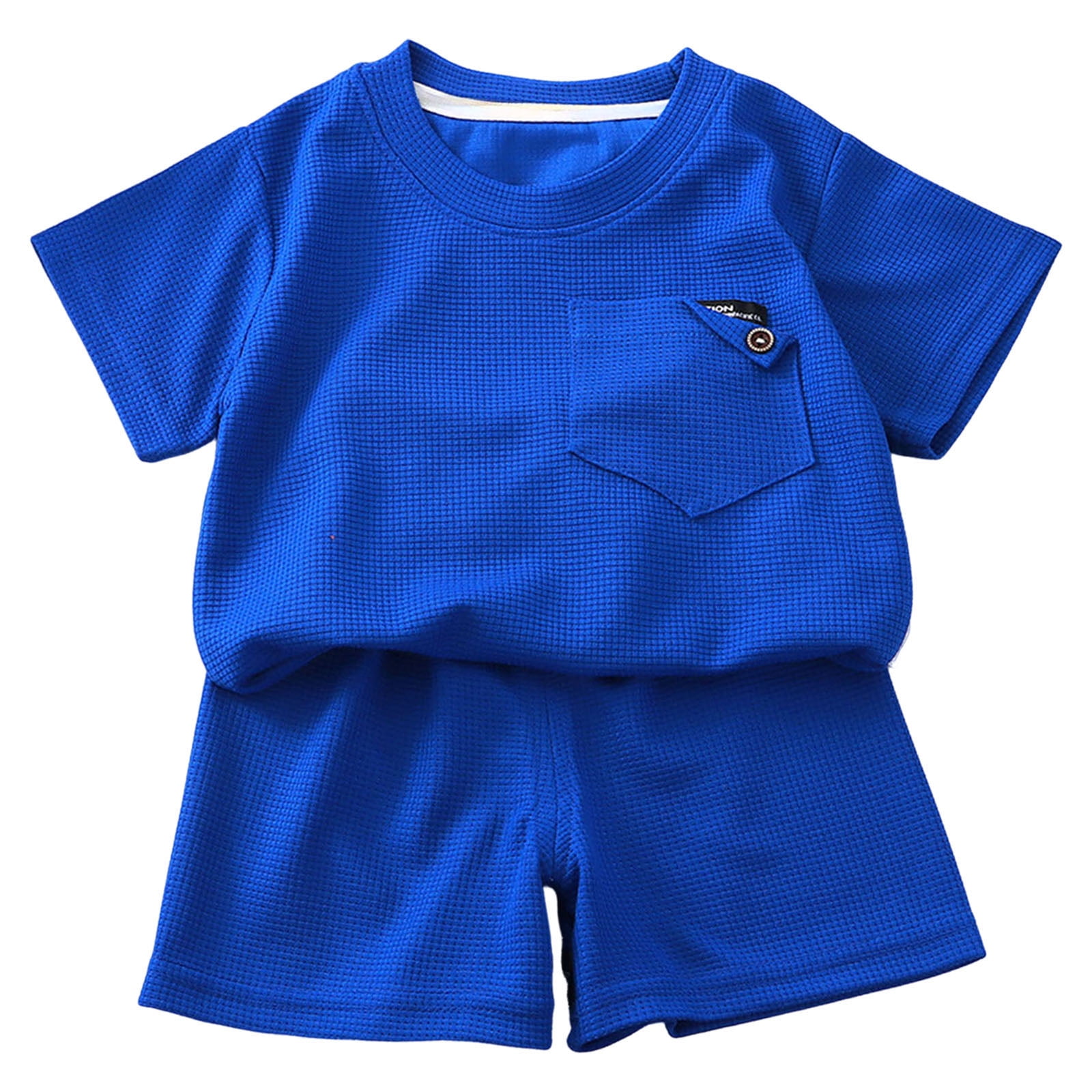 BOBOGOJP Tween Boys Clothes Summer Short Sleeve Top & Shorts Set 2 ...