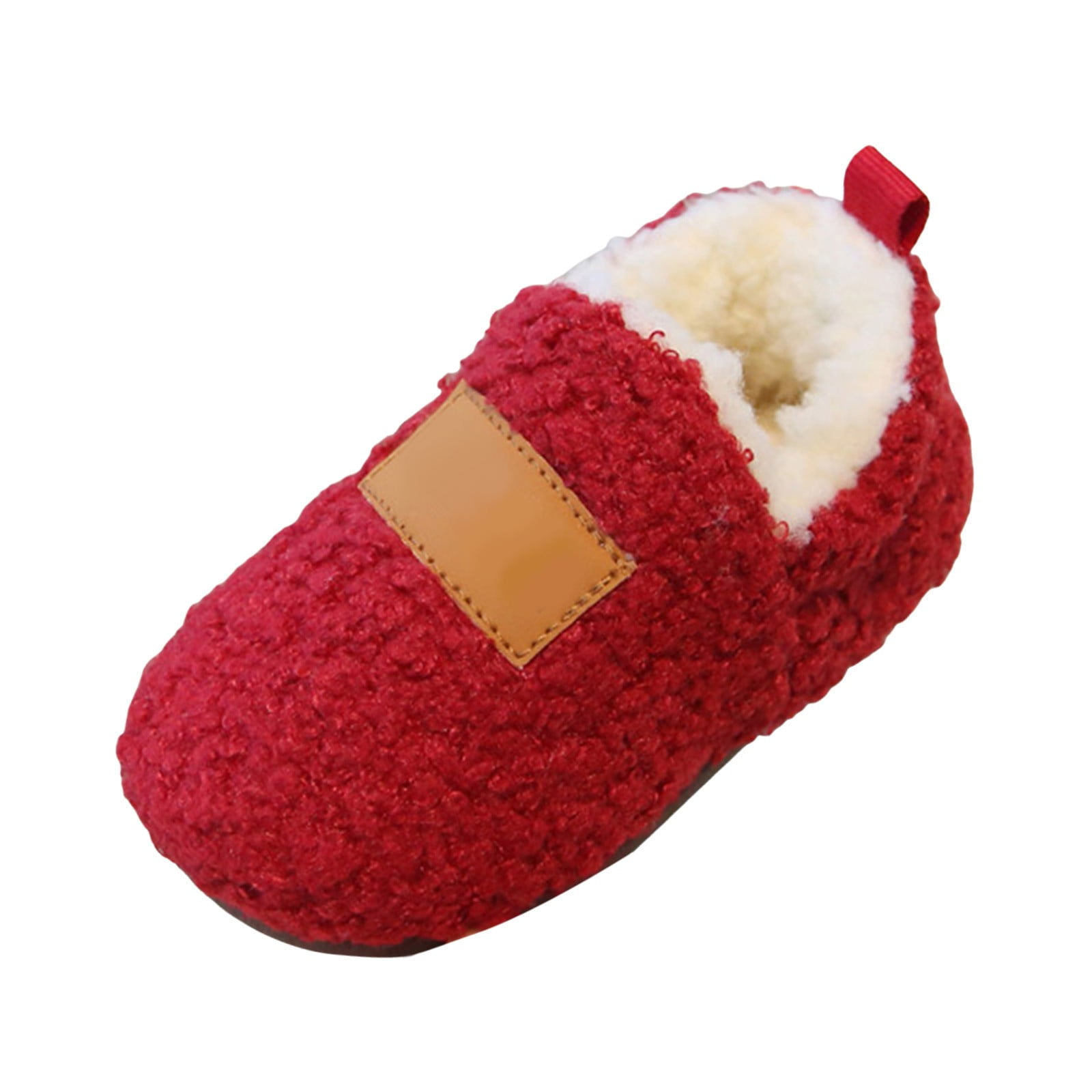 BOBOGOJP Unisex Big Kids Little Kids Slippers Socks Artificial Woolen ...