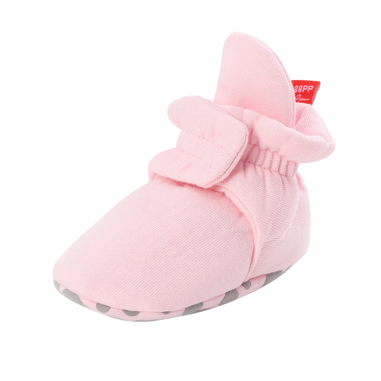 BOBOGOJP Unisex Fleece Baby Booties, Two Snap Closure, Newborn to 24 ...