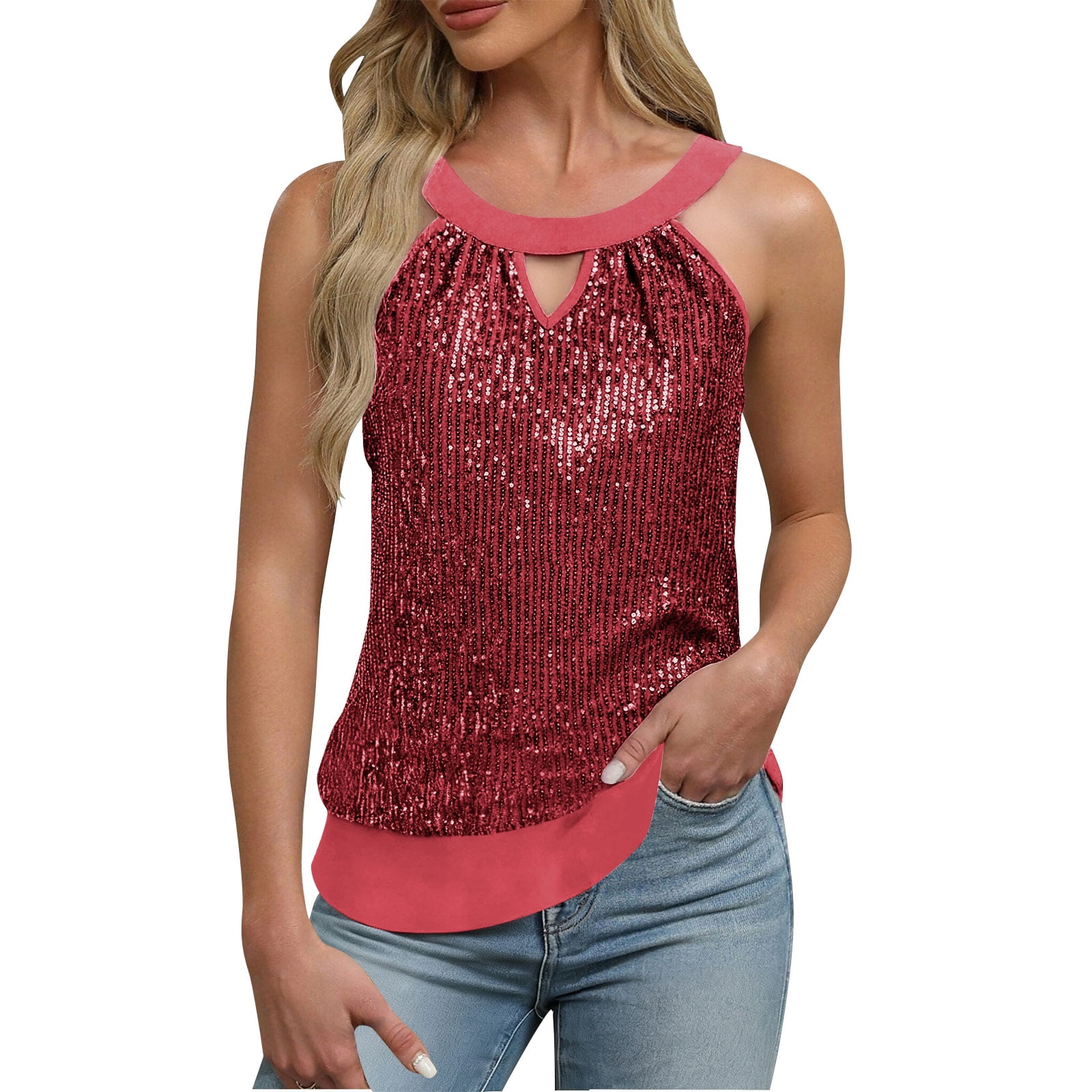 BOBOGOJP Womens Business Casual Tank Top Summer Sleeveless Outfits 2026 ...