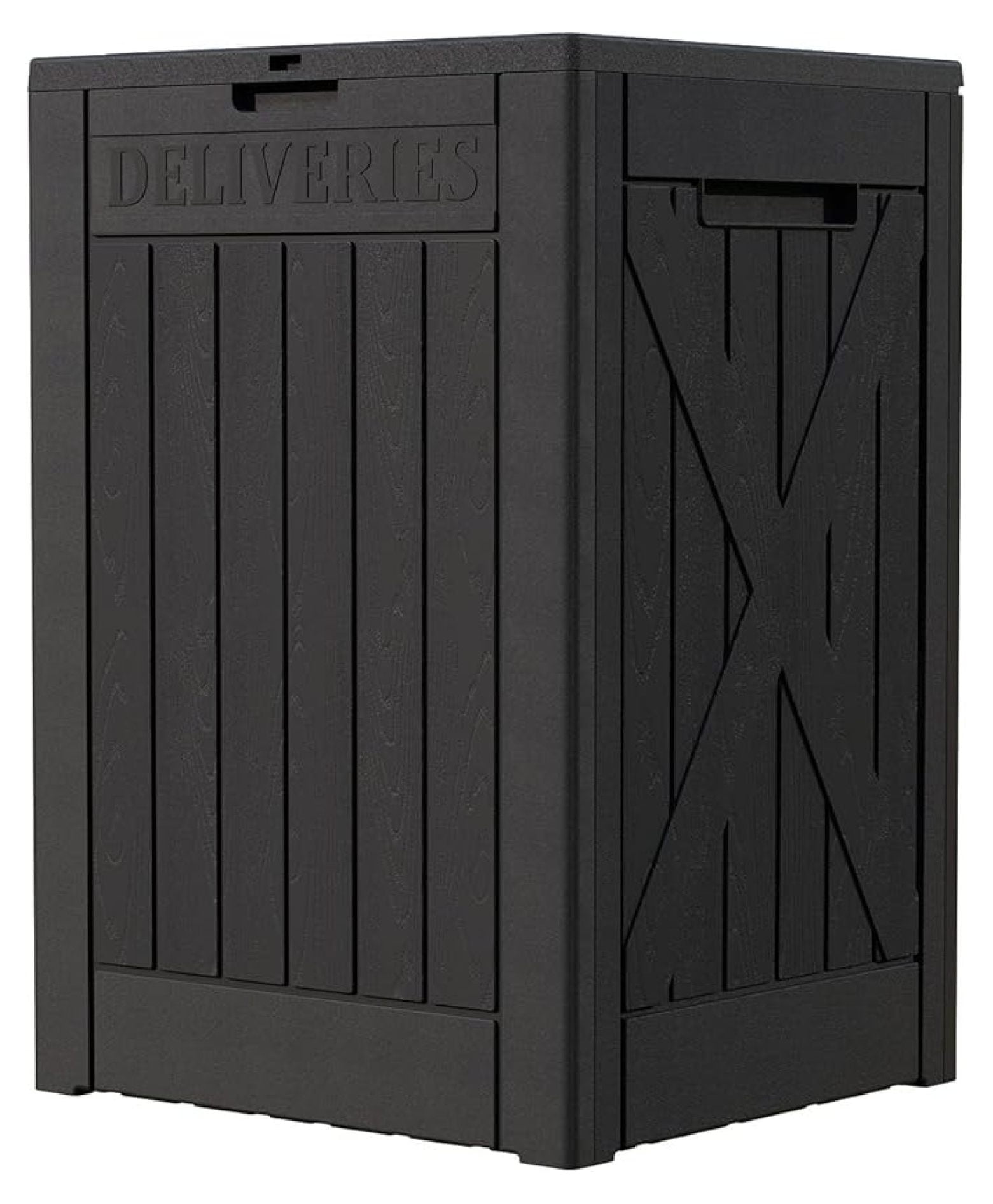 BOBOKY 48-Gallon Resin Package Delivery Box for Outside, Waterproof ...