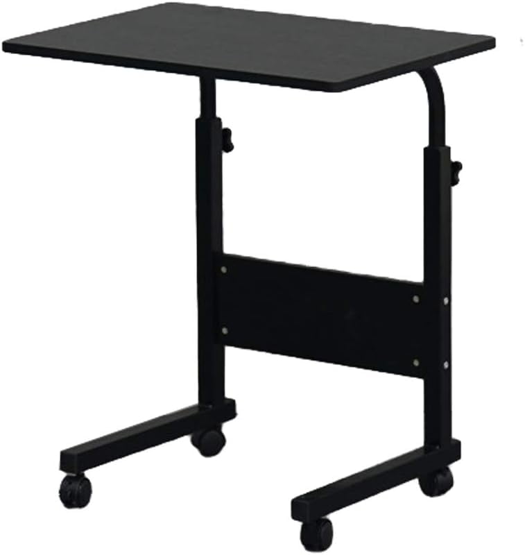 BOBOKY Adjustable TV Tray Table Rolling Sofa Side Snack Table with ...