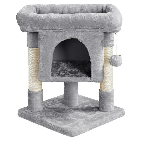 BOBOKY Cat Scratching Posts with Bed, 23.5 Inches Cat Kitten Scratcher ...