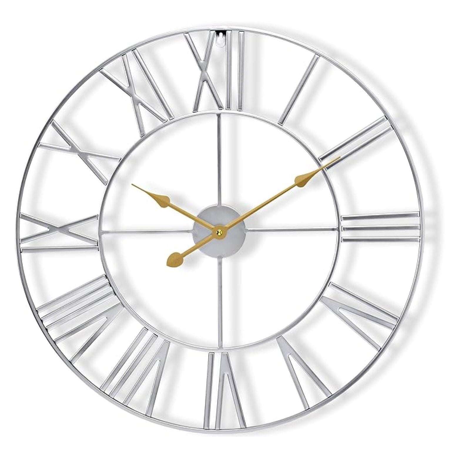 BOBOKY Large Wall Clock for Living Room Decor – Easy to Hang 16-Inch ...