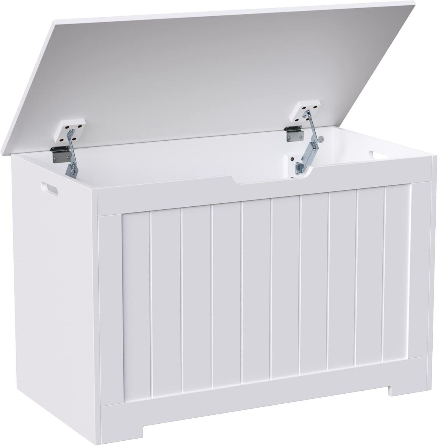 BOBOKY Lift Top Storage Cabinet Bench, Wooden Chest Room Organizer Bin ...