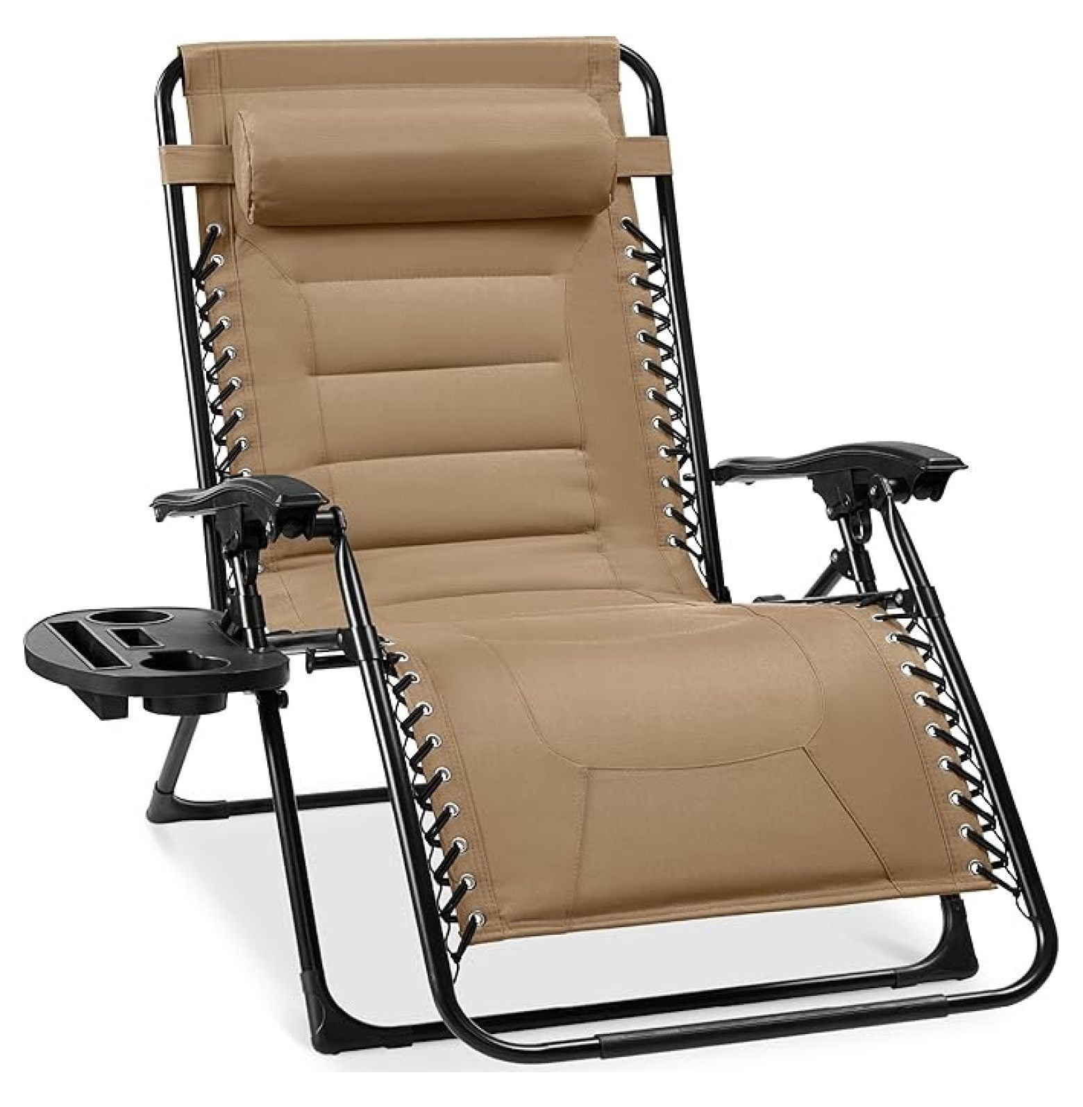 BOBOKY Oversized Padded Zero Gravity Chair, Folding Outdoor Patio ...