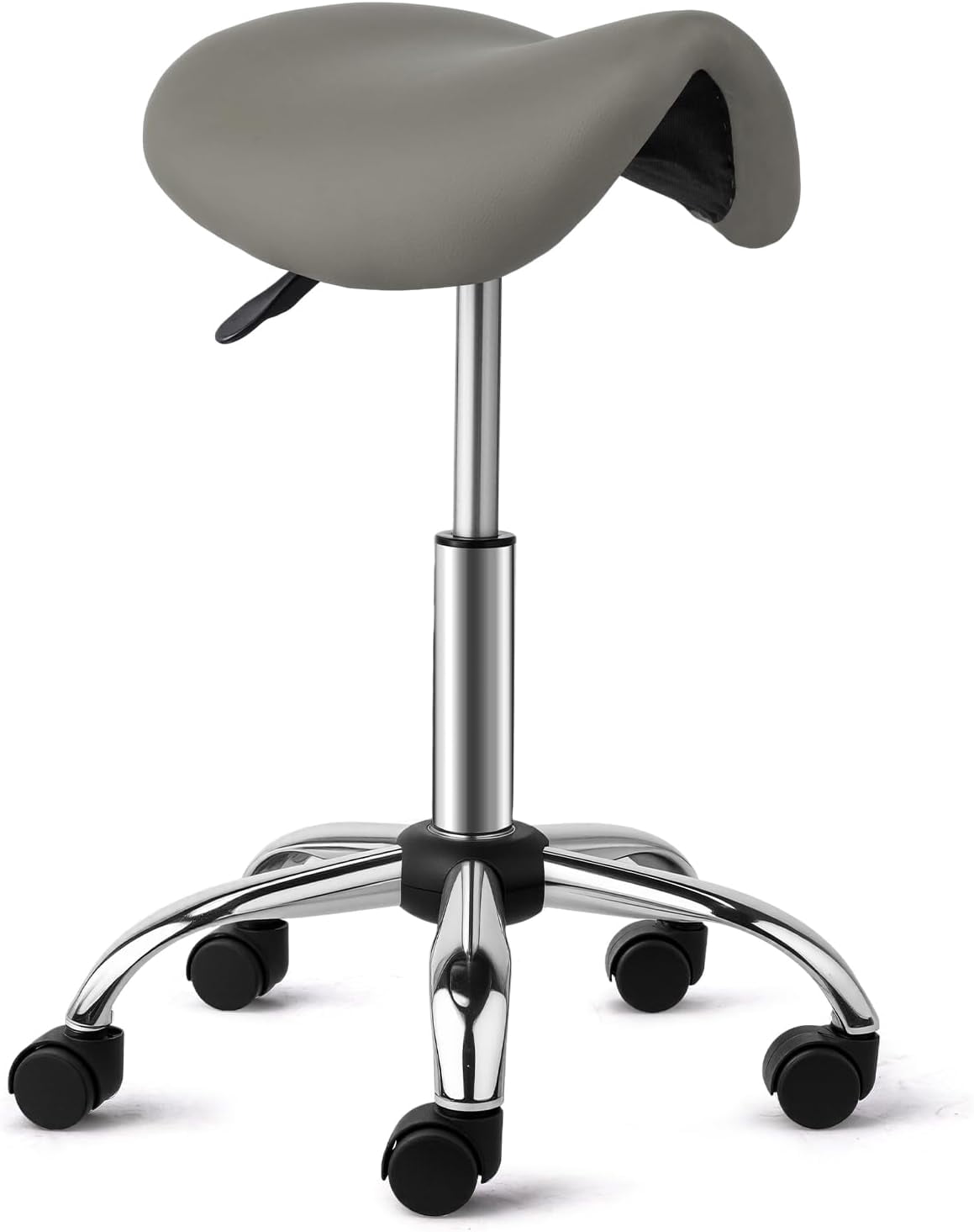 BOBOKY Saddle Stool Rolling Chair, Ergonomic Saddle Chair with Swivel ...