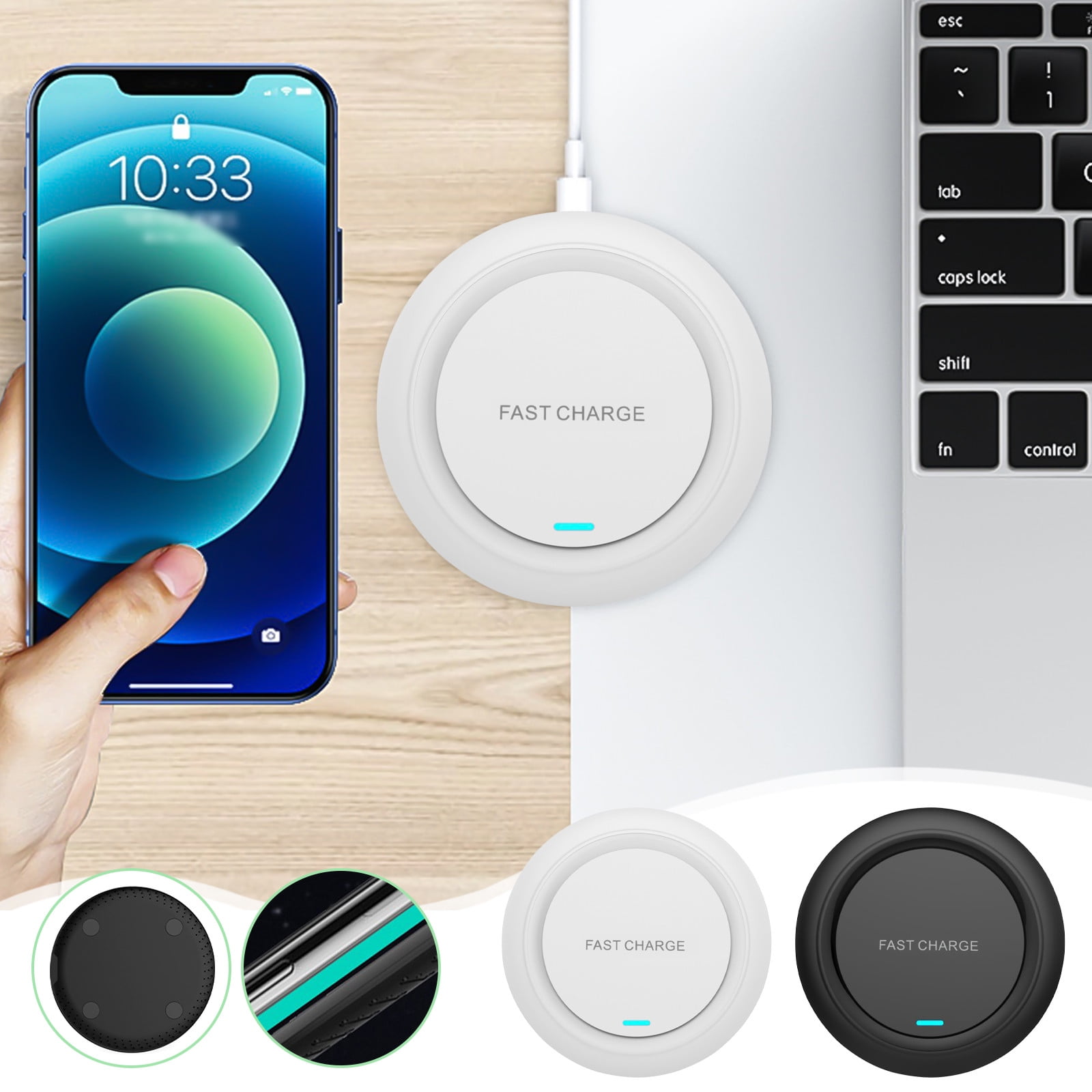 BOBOMOTI Wireless Charger Clearance Magnetic Fast Charging Station ...