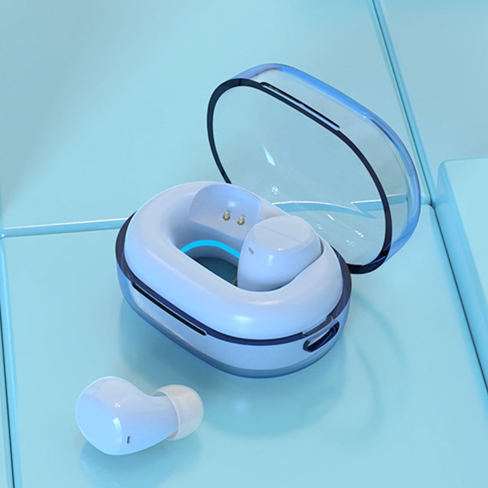 BOBOMOTI Wireless Earbuds Clearance Wireless Mini Spacecraft Low Delay ...