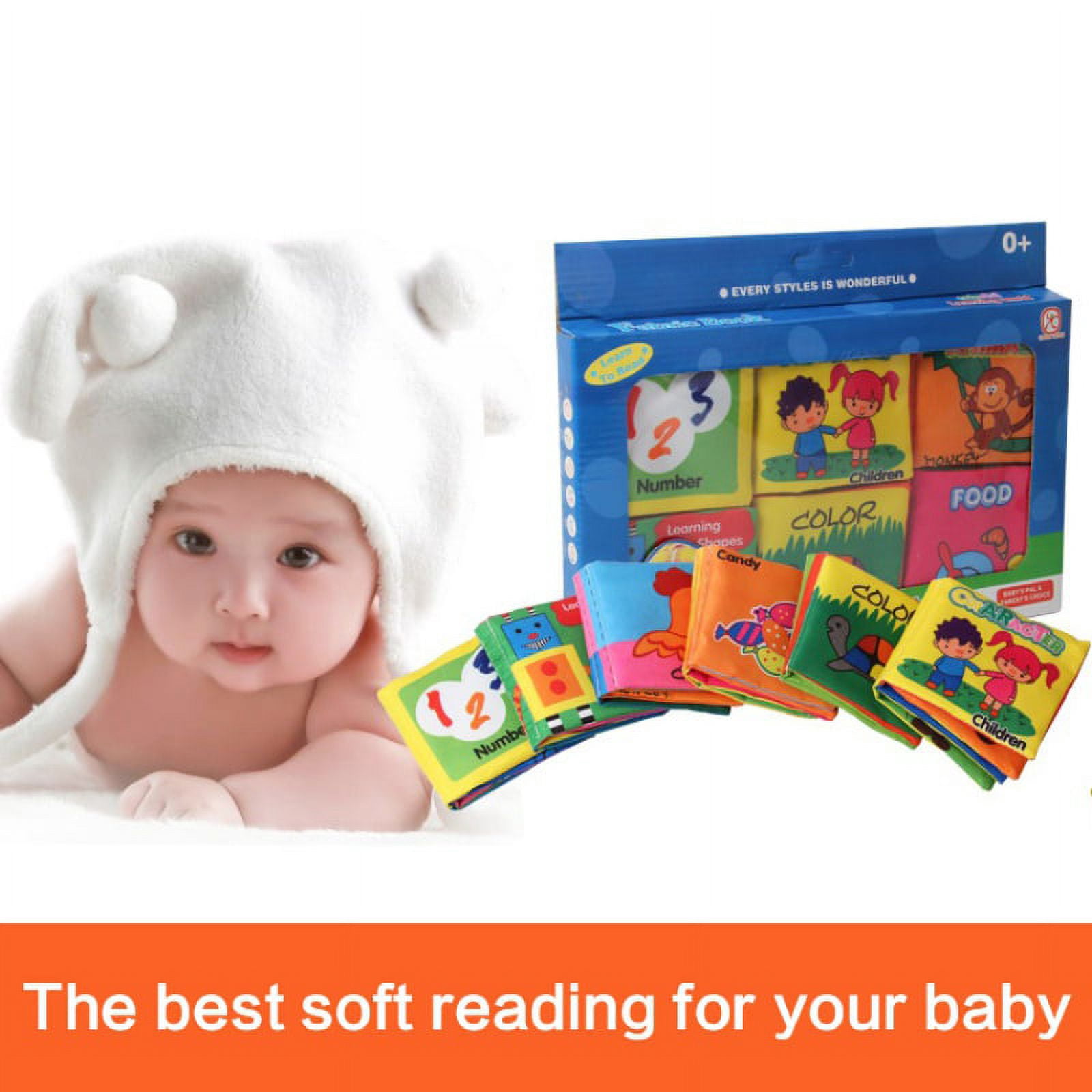 BOBORA Newborn Baby Educational Cognize Book Intelligence Development ...