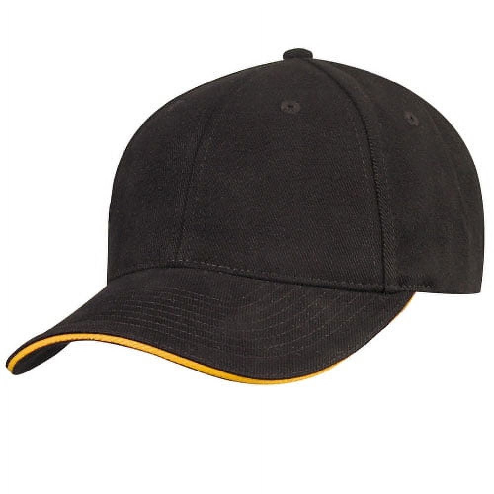 BOC_0306 Brushed Sandwich Cap 100% Heavy Brushed Sandwich Cotton Cap 6 ...