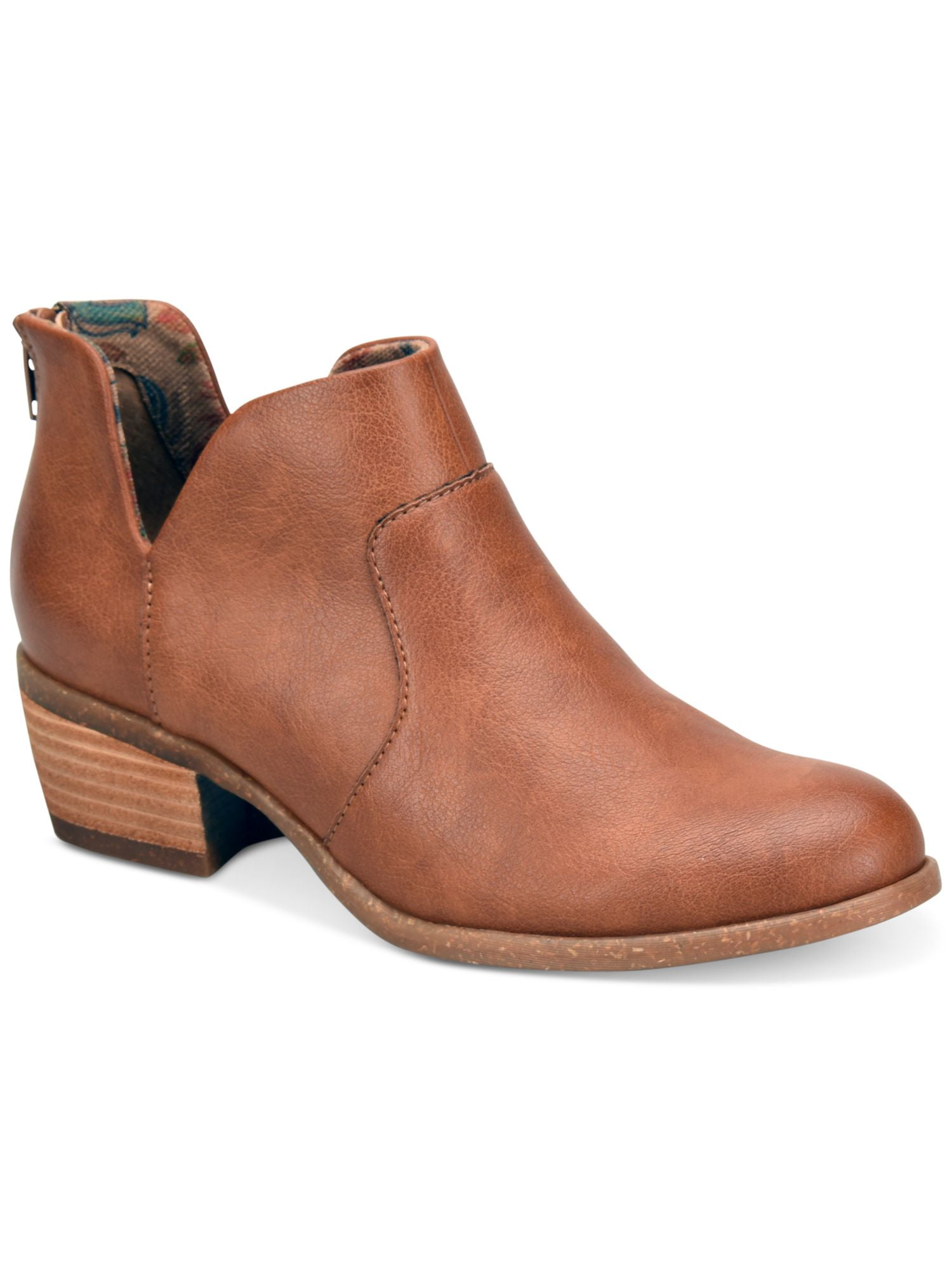 BOC Women's Brown Cushioned Breathable Shootie with Side Cut Outs ...