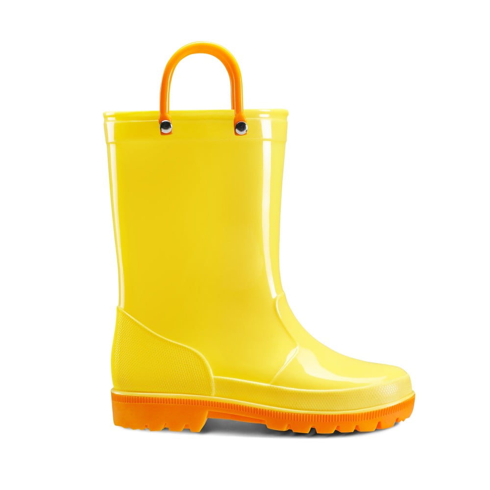 BOCCA Kids Yellow Rain Boots For Toddler Girls Sizes 3 - Walmart.com