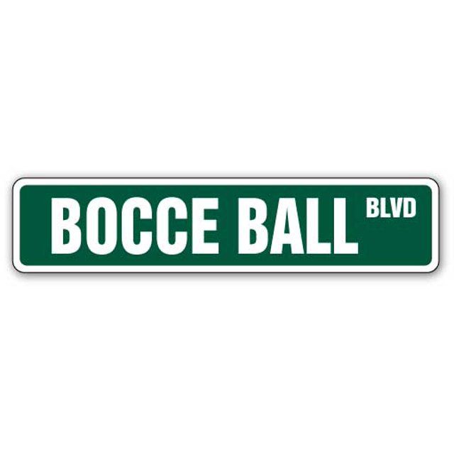 BOCCE BALL Street Sign set balls italy team game | Indoor/Outdoor | 24 ...