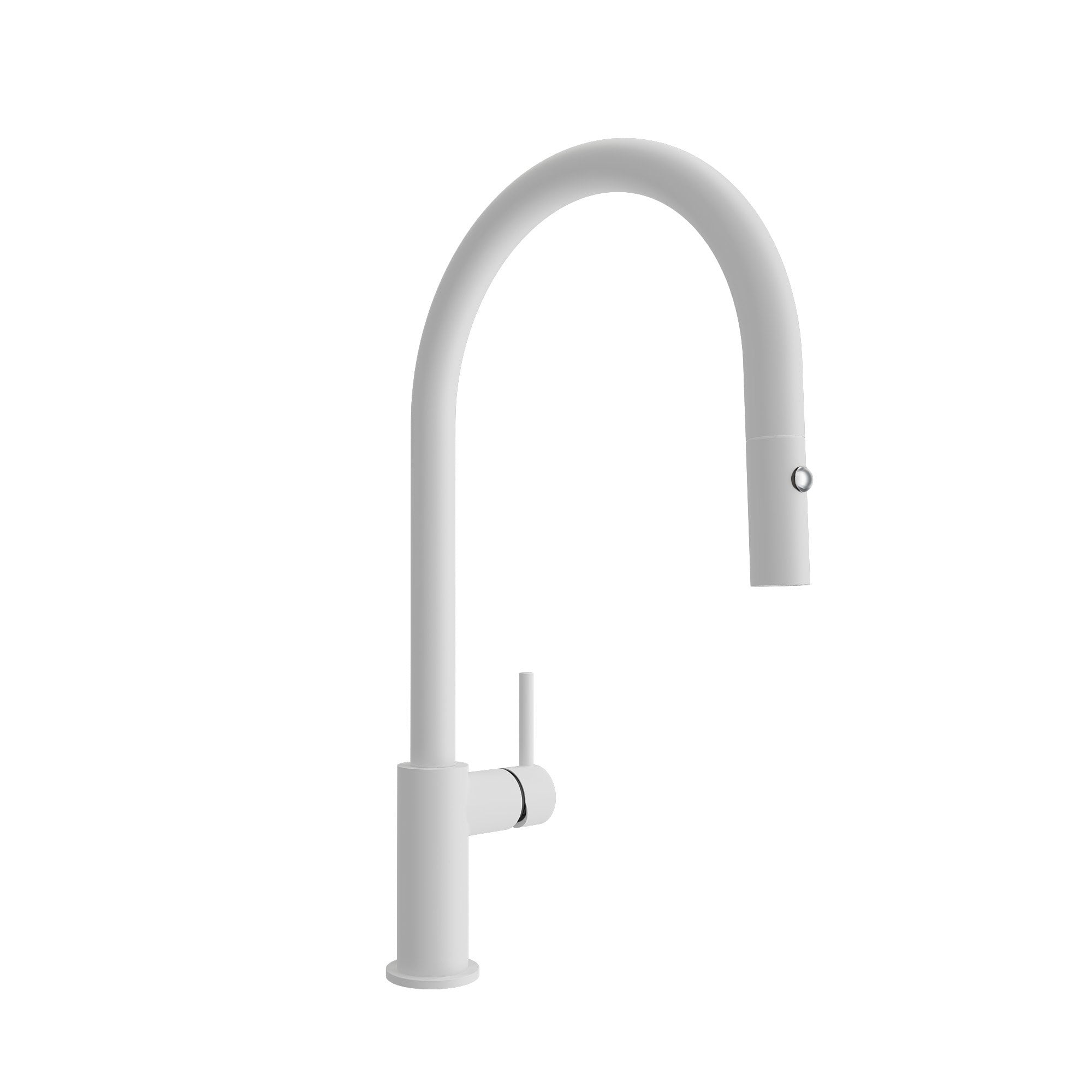 BOCCHI 2028 0001 MW Baveno Duo Pull-Down Kitchen Faucet in Matte White ...