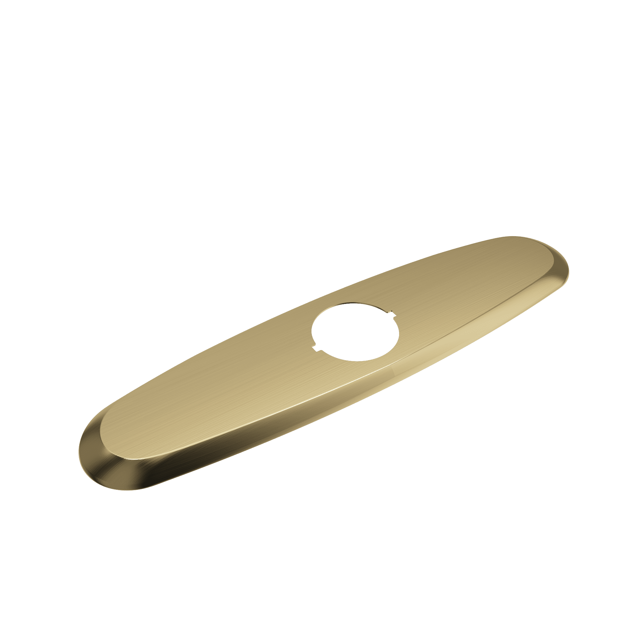 BOCCHI 2180 0004 BG Traditional Kitchen Faucet Deck Plate Oval Brushed ...
