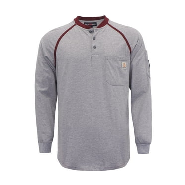 BOCOMAL FR Shirts for Men Flame Resistant Shirt 5.5oz 100% Cotton Light ...