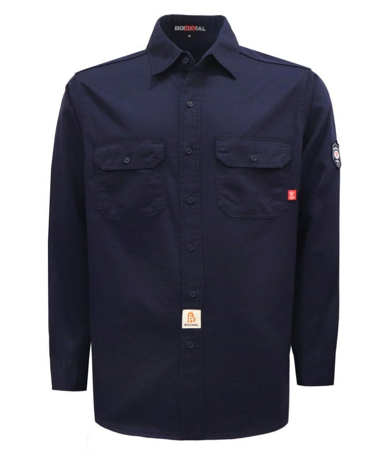 BOCOMAL Fire-Resistant Welder's Shirt, 6.25oz Lightweight Retardant Clothes for Summer - Walmart.com