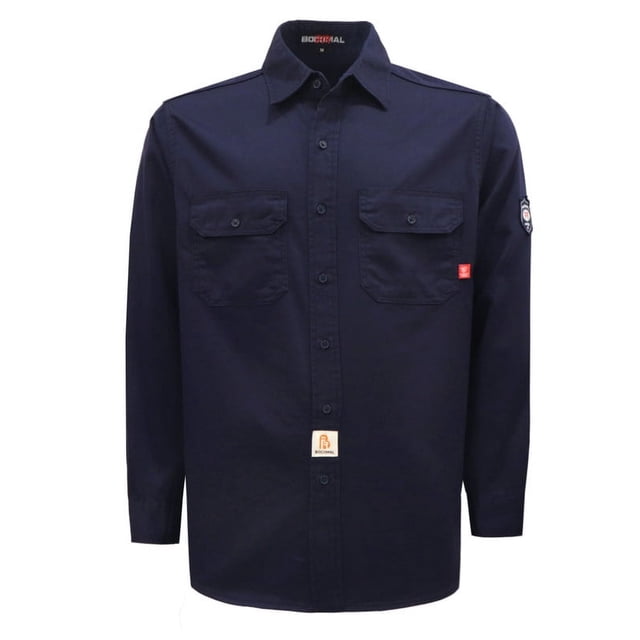 BOCOMAL FR Shirts, 6.25oz Lightweight Summer Welding Flame Resistant ...