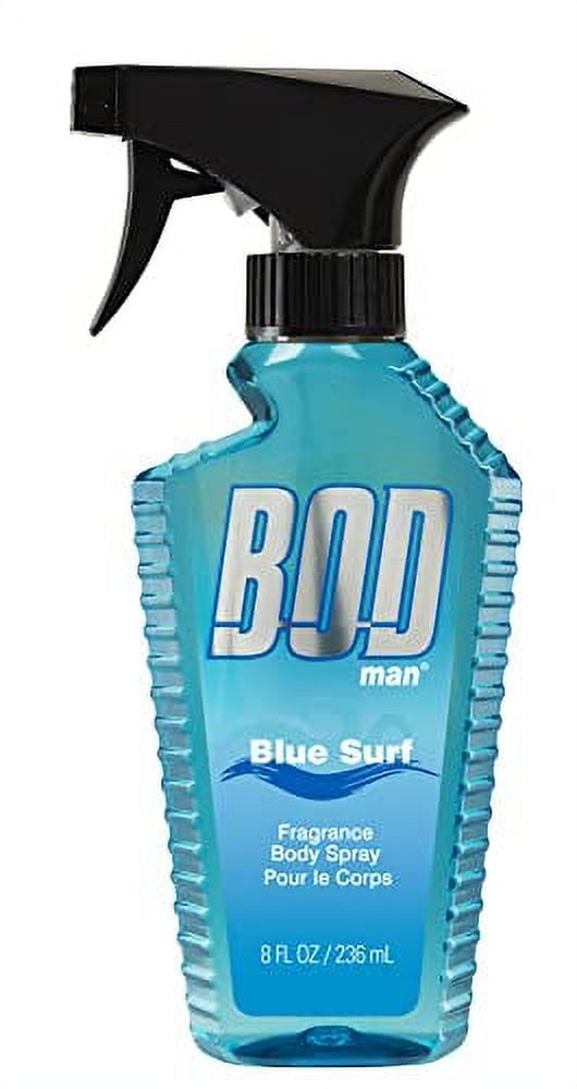 BOD Man Fragrance Body Spray, Blue Surf, 8 Fluid Ounce - Walmart.com