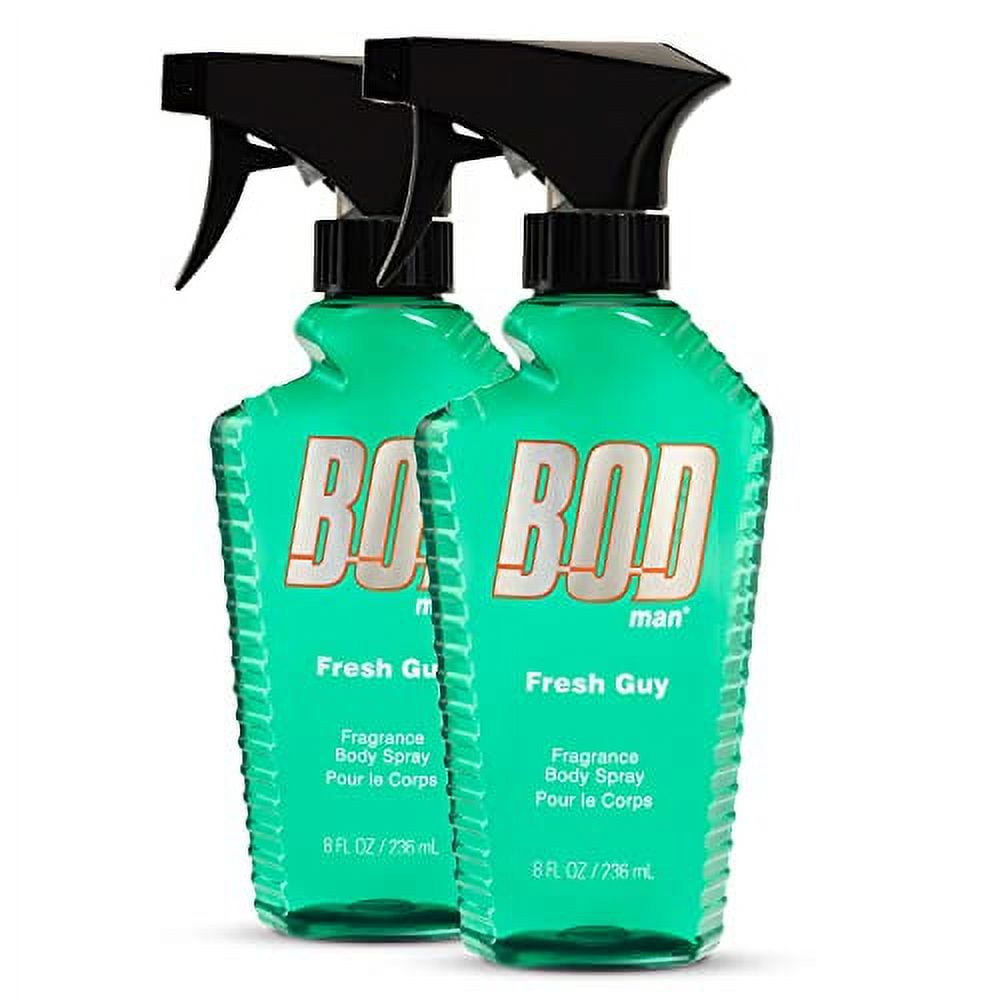 BOD Man Fresh Guy Fragrance Body Spray, 8 fl oz, Pack of 2 - Walmart.com
