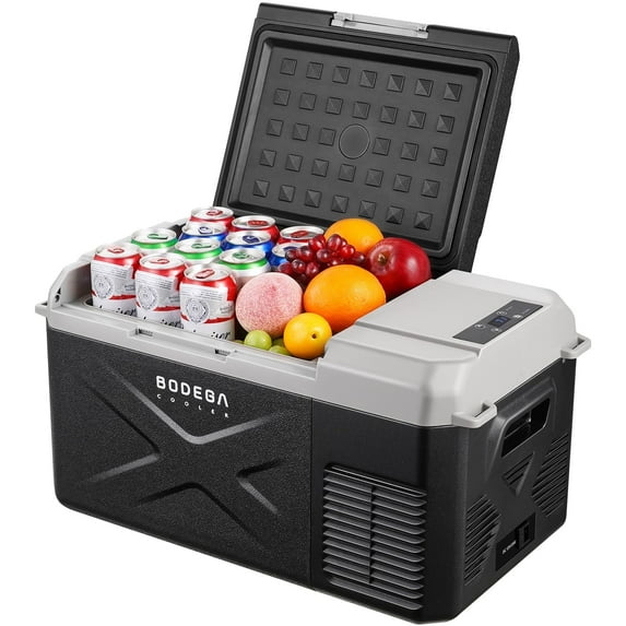 BODEGA 12 Volt Car Refrigerator, 18 Quart Portable Freezer, Car Fridge ...